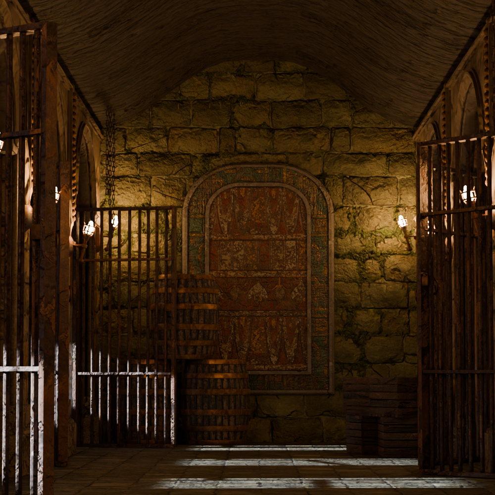 Open3DLab • Castle Prison Cells