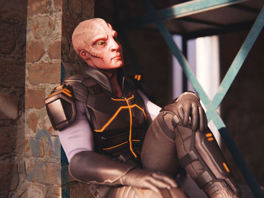Open3DLab • Cherub from XCOM: Chimera squad