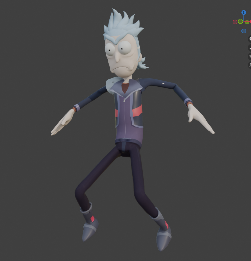Open3DLab • Rick Sanchez (Multiverse/Rick and Morty)