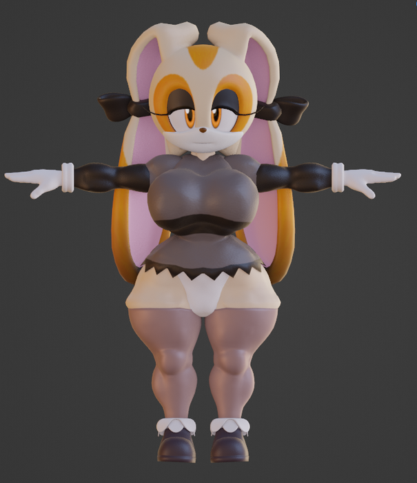 SmutBase • Shortstack (Goth) Cream v1
