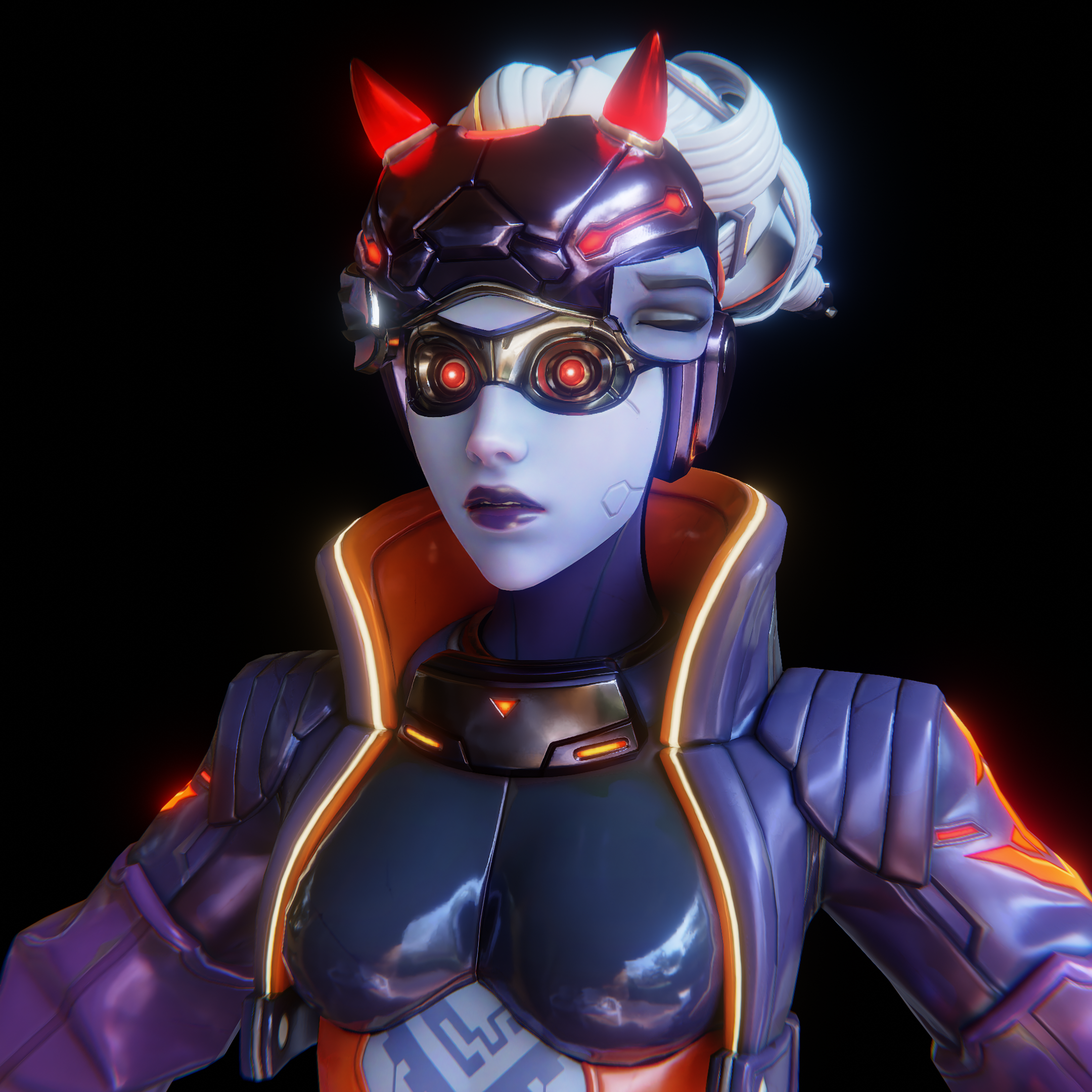 Open3DLab • WidowMaker CyberDevil Skin (Overwatch 2)